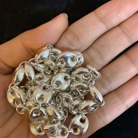Jewelry | Gucci Puff Link Sterling Silver Chain | Poshmark